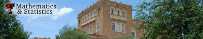 Amanda N. Laubmeier, TTU Mathematics & Statistics